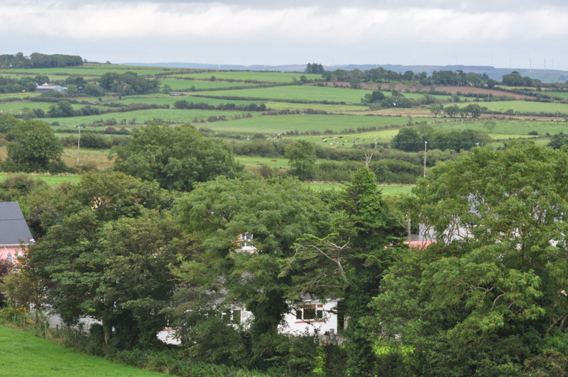 Views of Moyvane from the top of the Church - Moyvane - The Middle Plain