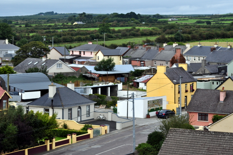 Views of Moyvane from the top of the Church - Moyvane - The Middle Plain