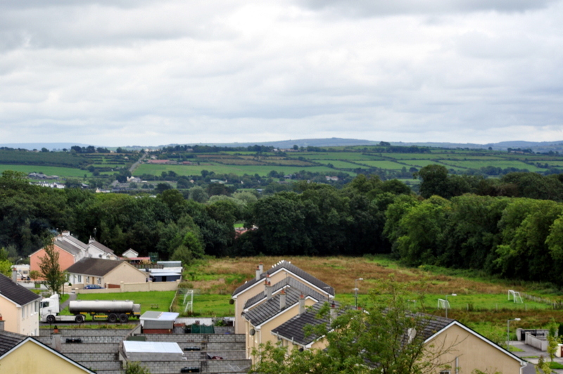Views of Moyvane from the top of the Church - Moyvane - The Middle Plain