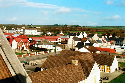 Aerial Views of the Village - Moyvane - The Middle Plain