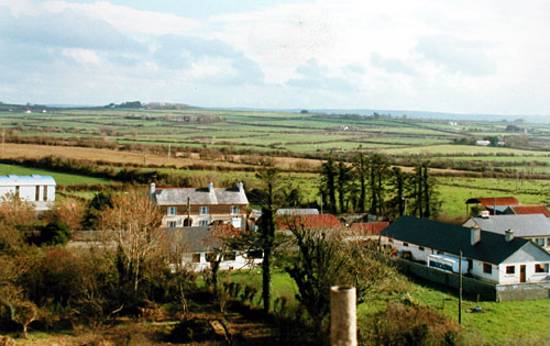 Aerial Views of the Village - Moyvane - The Middle Plain